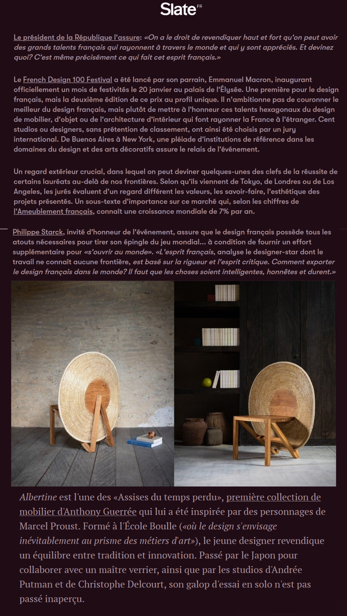 SLATE (France) – Anthony Guerrée