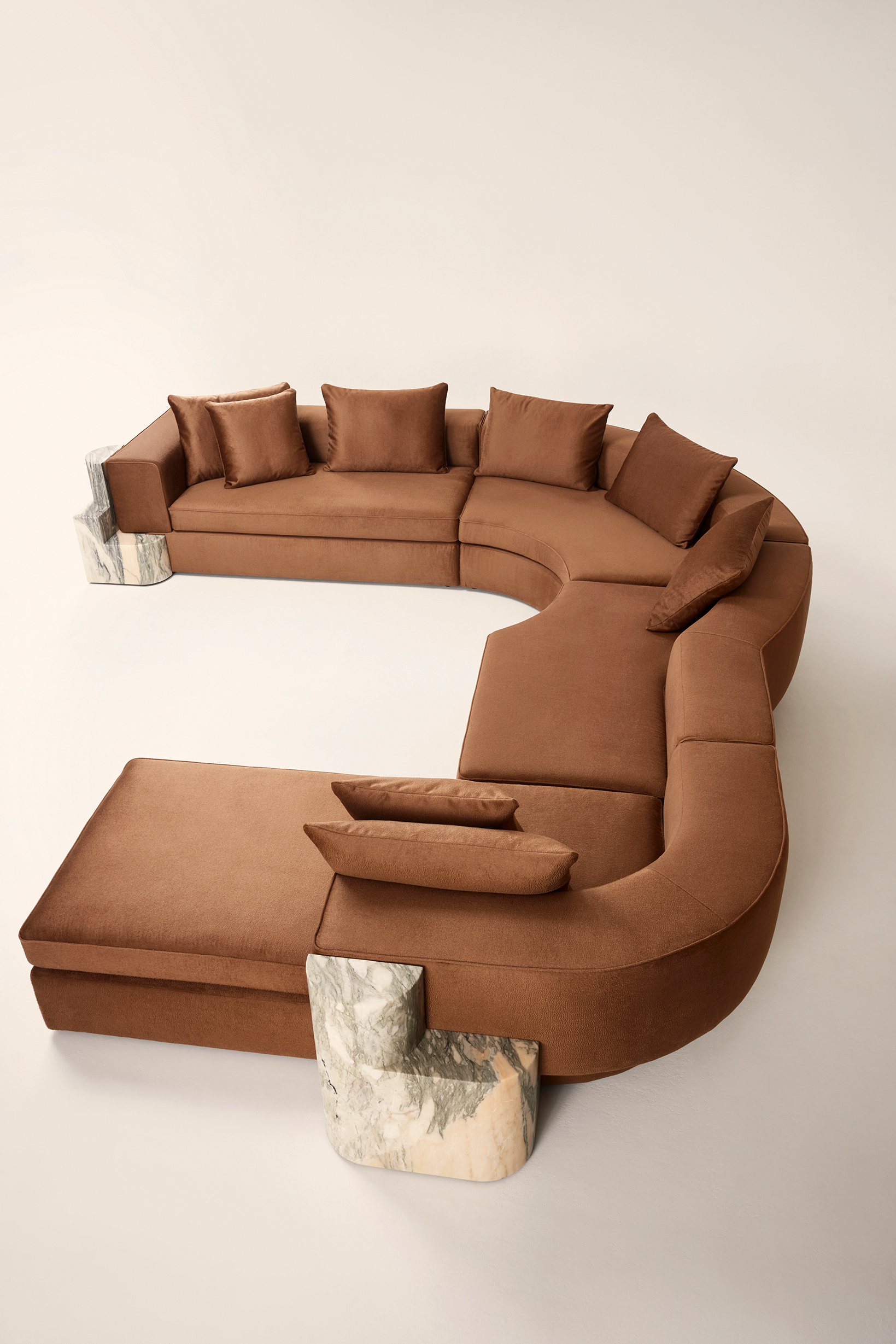 Orbe — Sectional sofa, La Chance – Anthony Guerrée